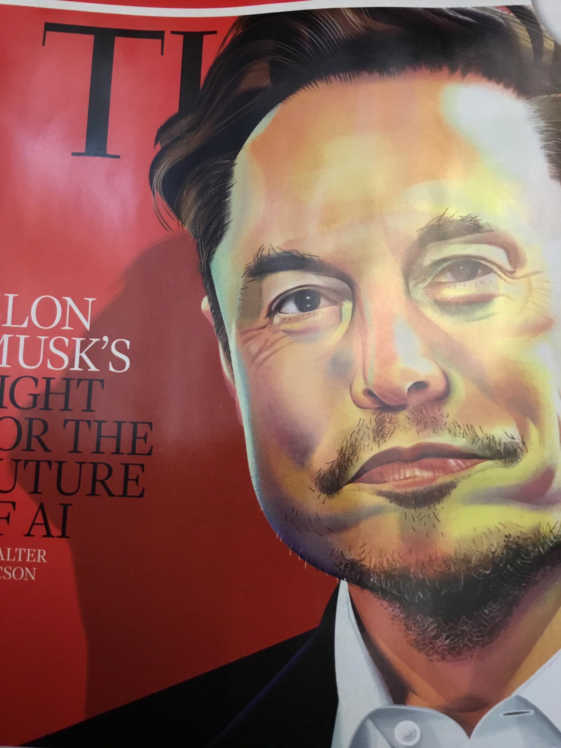 Time magazine, October 9, 2023, Elon musk's fight for the future of AI by Walter Isaacson