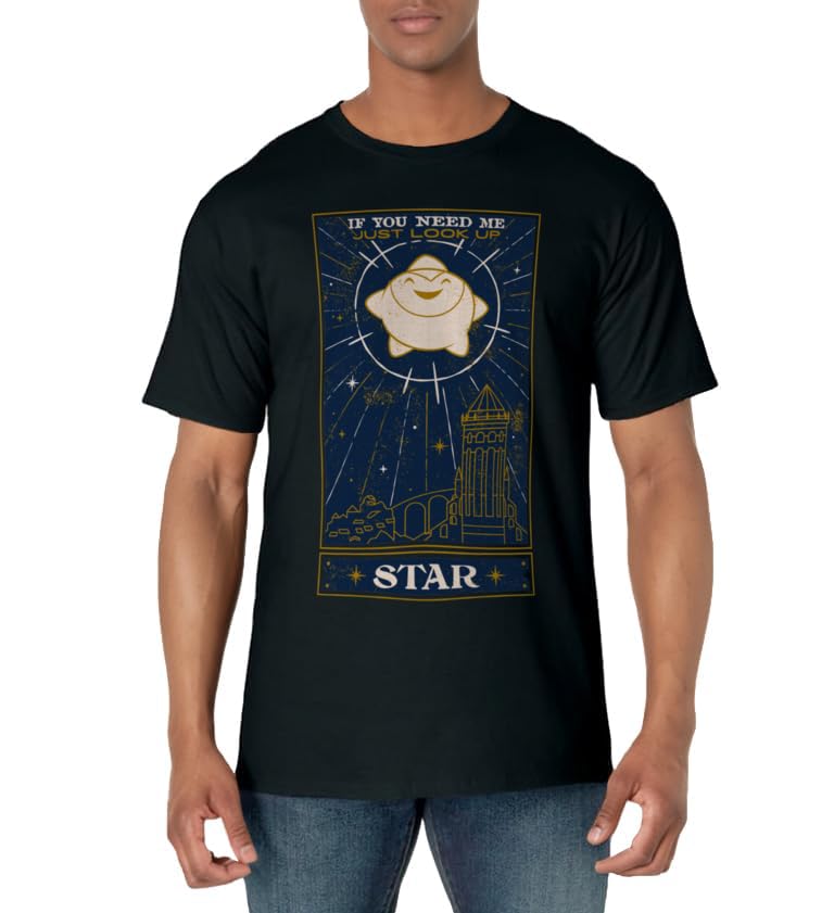Disney Wish Star Rosas If You Need Me Just Look Up T-Shirt