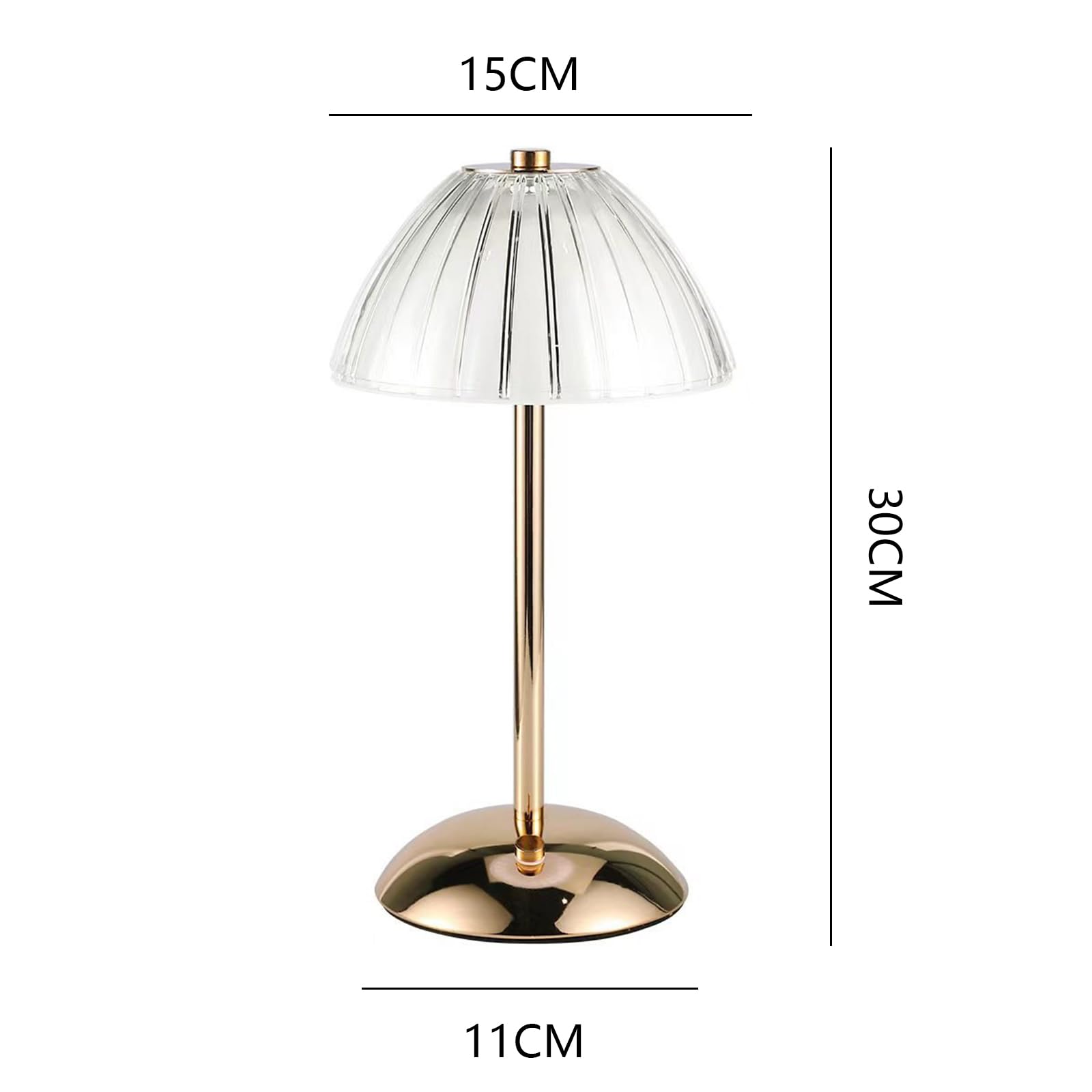 Creative Retro led bar Table lamp, Mushroom lamp, Crystal Bedside lamp, Rechargeable Desktop Night Light, Girls Wedding Decoration