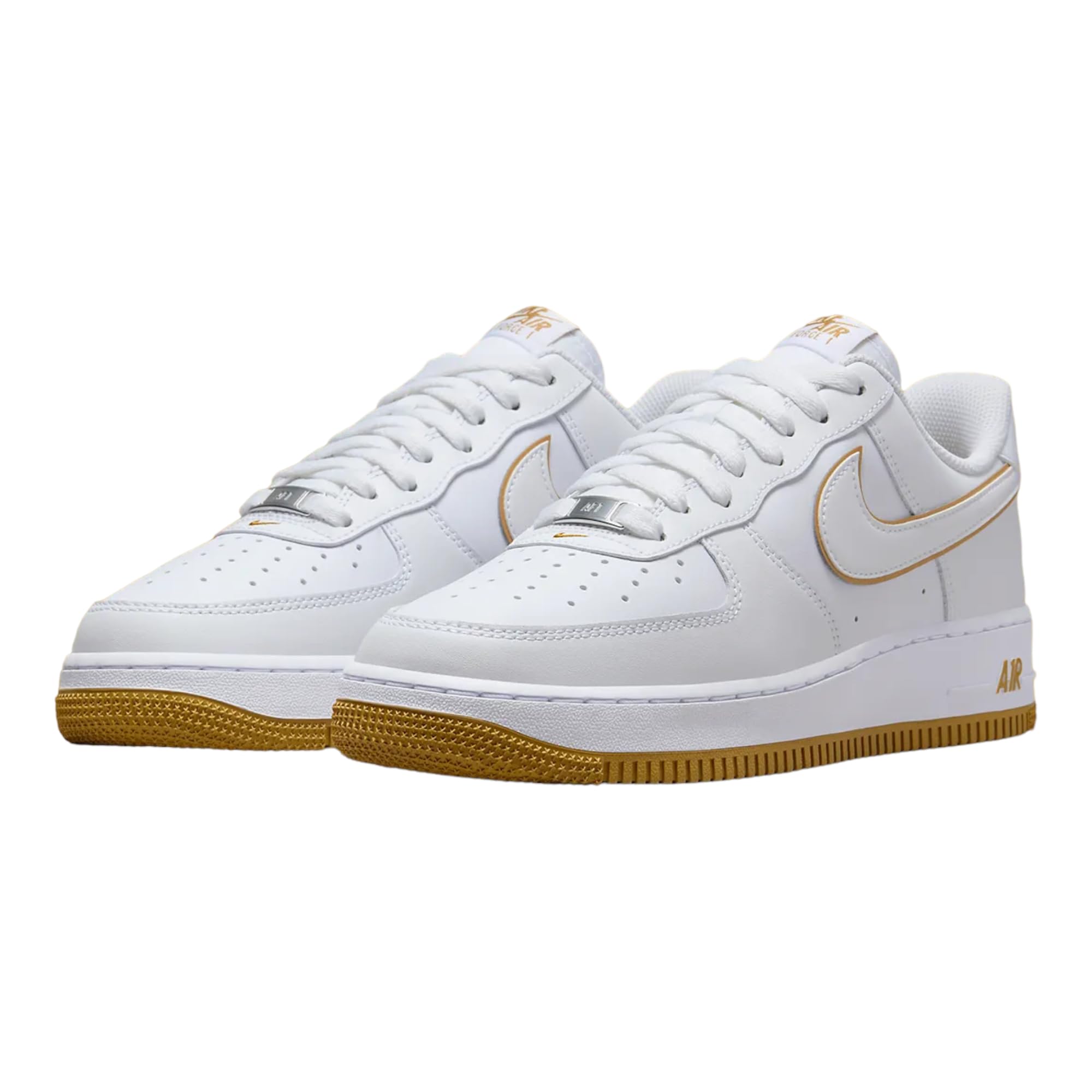 Nike Air Force 1 '07 White/White-Bronzine Mens Size 9