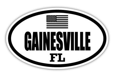 3 Pack Reflective Gainesville FL Florida Alachua County Stealthy US Flag Euro Decal Sticker Vinyl for Hard Hats, Bottles, Glass, Toolbox 2" x 3"