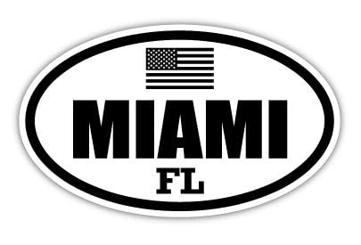 3 Pack Reflective Miami FL Florida Miami-Dade County Stealthy US Flag Euro Decal Sticker Vinyl for Hard Hats, Bottles, Glass, Toolbox 2" x 3"