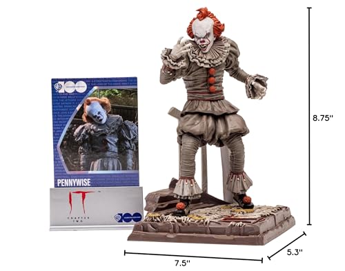 McFarlane Toys - WB 100: Pennywise (It Chapter Two) Movie Maniacs 6in Posed Figure