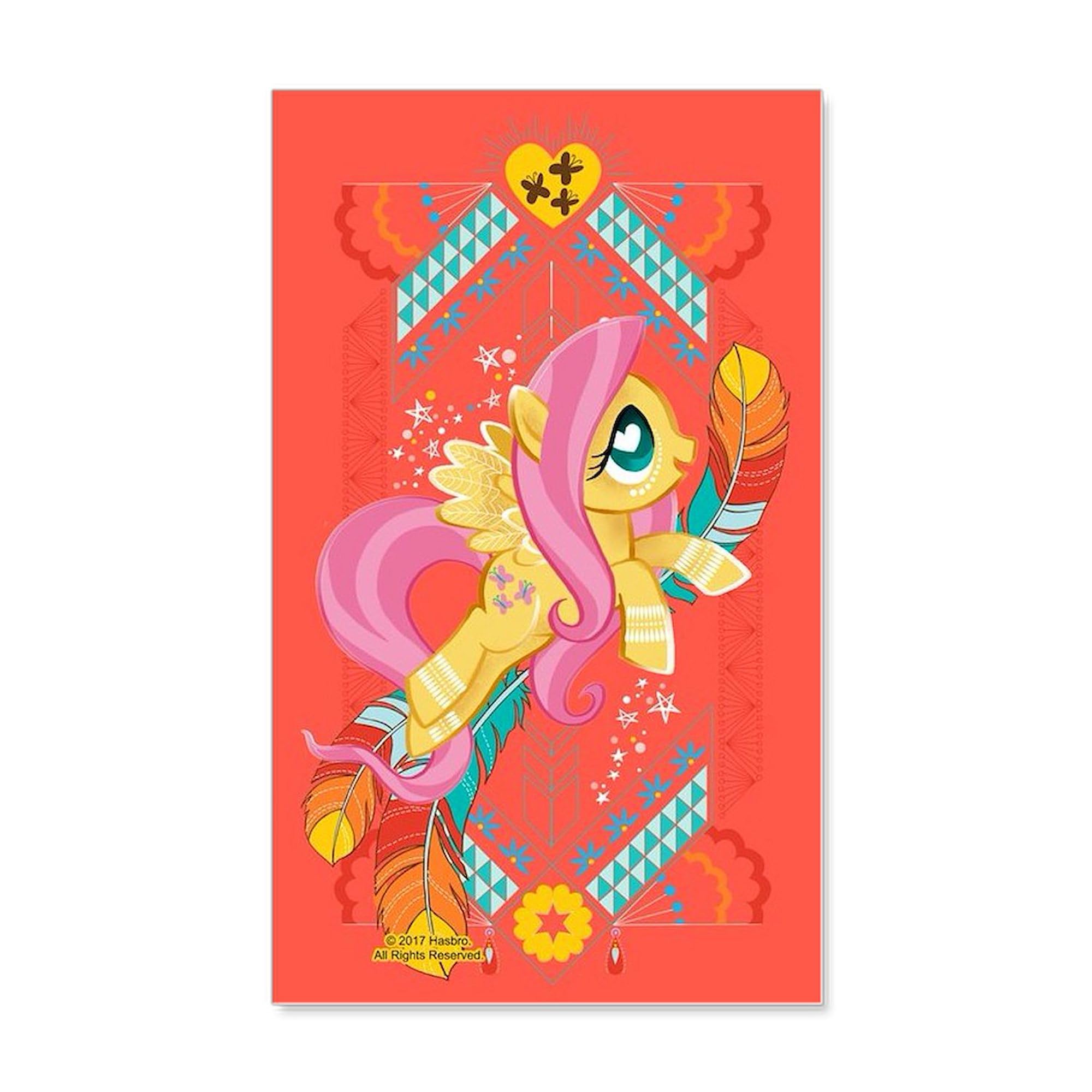 CafePress My Little Pony Fluttershy Feathers Wall Decal 20x12 Wall Decal, Vinyl Wall Peel, Reusable Wall Cling