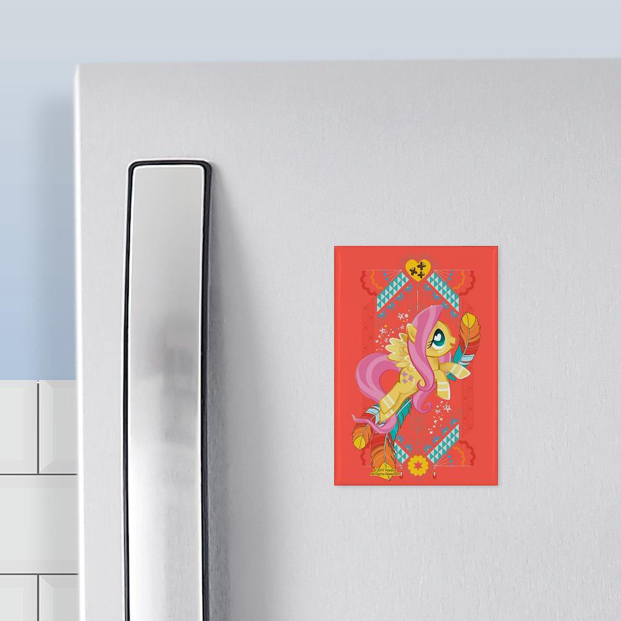 CafePress My Little Pony Fluttershy Feathers Magnets Rectangle Magnet, 2"x3" Refrigerator Magnet (10 pack)