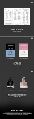BolsVos JINI Album PLVE ver. ( IRON Hand + VELVET GLOVE 2 Album Set) with Pre-Order Benefits and Digital Sticker Pack