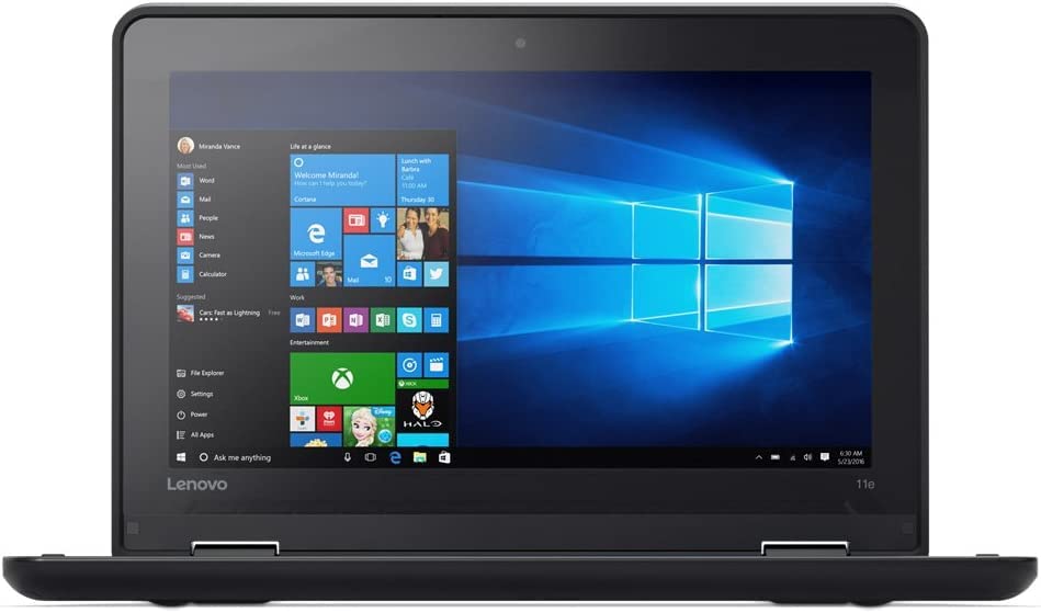 Lenovo ThinkPad Yoga 11e Gen 5 2-in-1 Laptop 11.6" HD IPS Anti-Glare Touchscreen Display Intel Quad-core Silver N5030 Processor 8GB RAM 1TB SSD Intel UHD Graphics 605 USB-C Pen Win11 + HDMI Cable