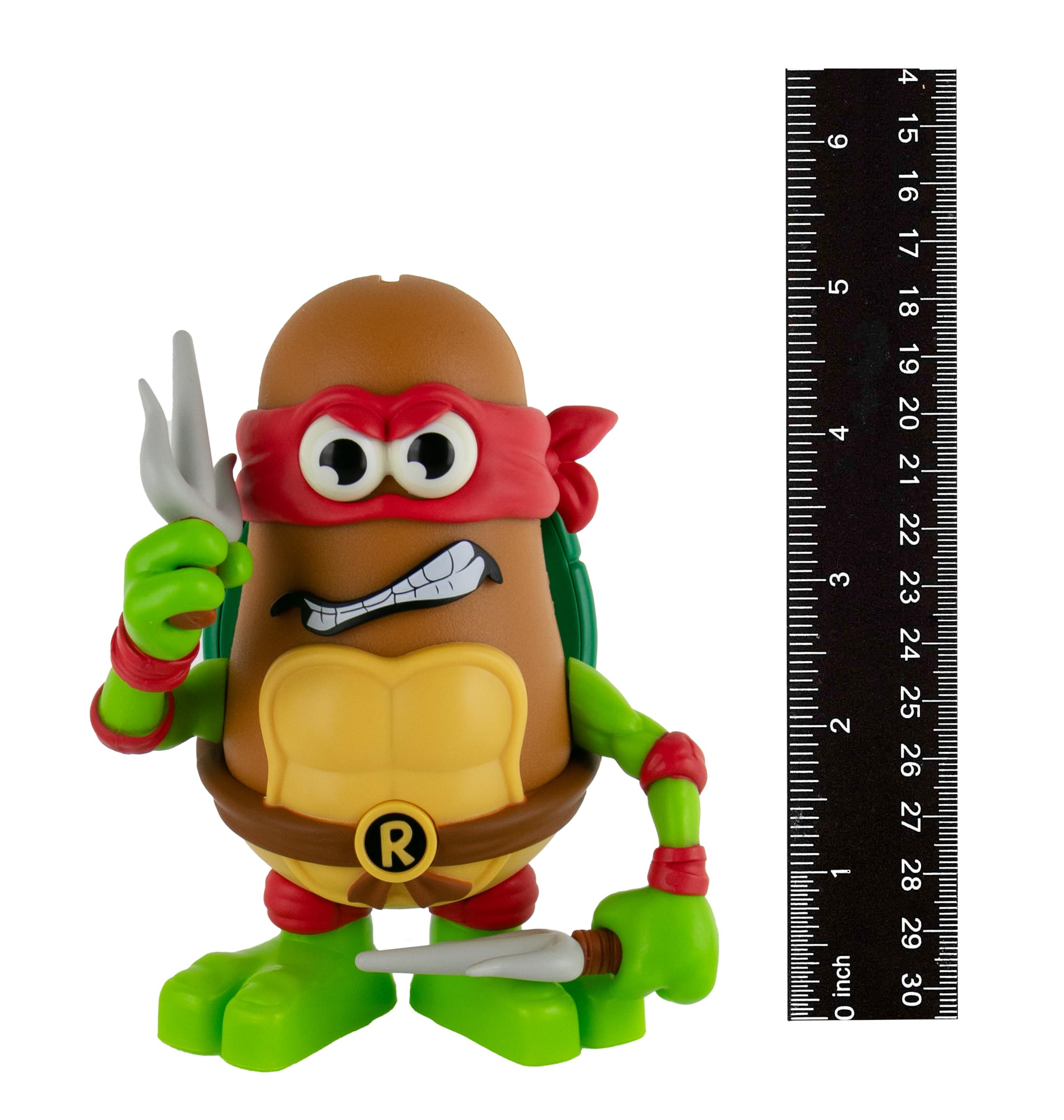 Poptaters Teenage Mutant Ninja Turtles Includes 1 Character, Michelangelo or Raphael, 12 Removable, Interchangeable Facial and Body Parts Including one Surprise Potato Head Original Piece! Ages 8+