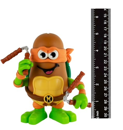 Poptaters Teenage Mutant Ninja Turtles Includes 1 Character, Michelangelo or Raphael, 12 Removable, Interchangeable Facial and Body Parts Including one Surprise Potato Head Original Piece! Ages 8+
