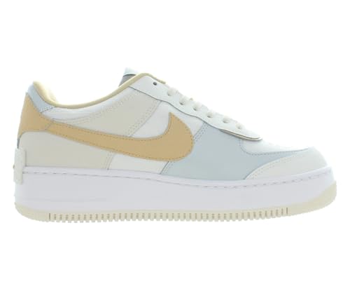 Nike Women's Air Force 1 Shadow White/Black-Team Gold (FJ0735 100) - 5.5