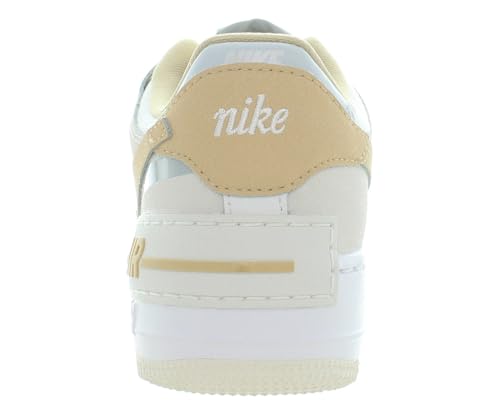 Nike Women's Air Force 1 Shadow White/Black-Team Gold (FJ0735 100) - 5.5