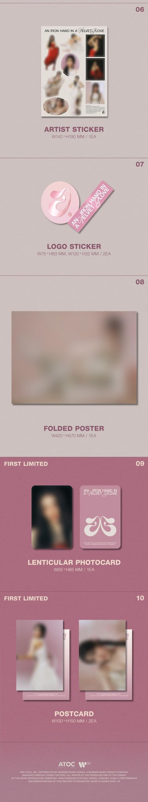 An Iron Hand In A Velvet Glove JINI Album [RANDOM ver.]+Pre Order Benefits+BolsVos K-POP Inspired Digital Planner, Digital Sticker Pack (1st EP)