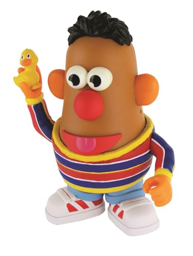 Poptaters Sesame Street Bert or Ernie - Includes 1 Character, Style Selected at Random, 14 Removable, Interchangeable Facial and Body Parts Including 1 Surprise Potato Head Piece - for Ages 8 and up