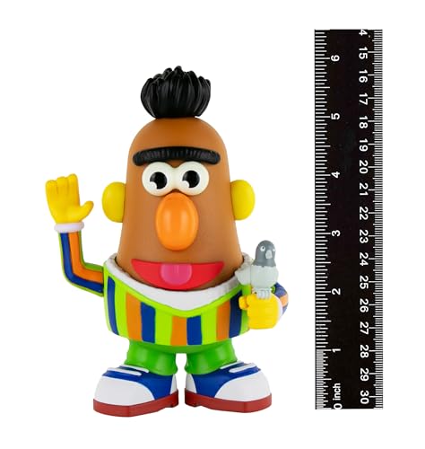 Poptaters Sesame Street Bert or Ernie - Includes 1 Character, Style Selected at Random, 14 Removable, Interchangeable Facial and Body Parts Including 1 Surprise Potato Head Piece - for Ages 8 and up