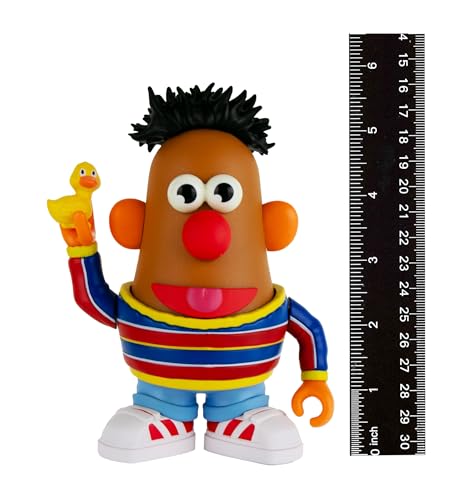 Poptaters Sesame Street Bert or Ernie - Includes 1 Character, Style Selected at Random, 14 Removable, Interchangeable Facial and Body Parts Including 1 Surprise Potato Head Piece - for Ages 8 and up