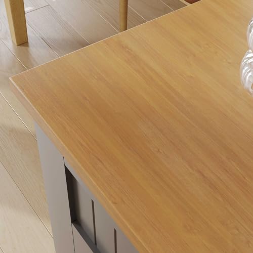 Alorksi Kitchen Island with Trash Cabinet