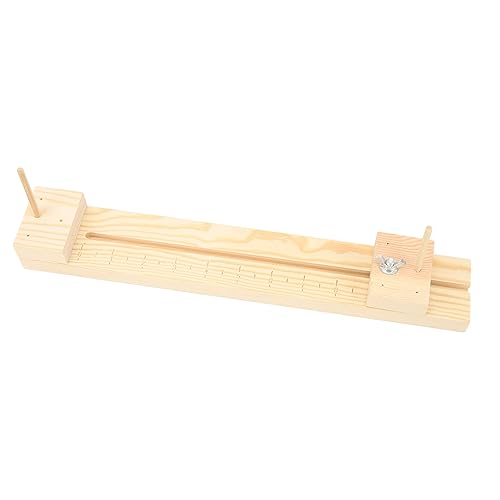 Keenso Wood Jig Bracelet Maker Adjustable Length Paracord Jig Bracelet Maker DIY Wristband Rope KnotFixing
