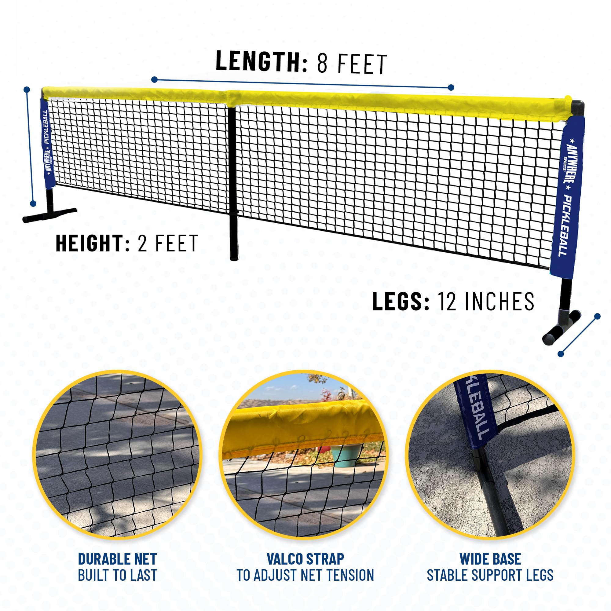 Ultimate Youth Pickleball Set with Net, Paddles, and Balls - Start Playing Pickleball Today with This Complete Junior Kit for Boys and Girls Ages 5 to 12