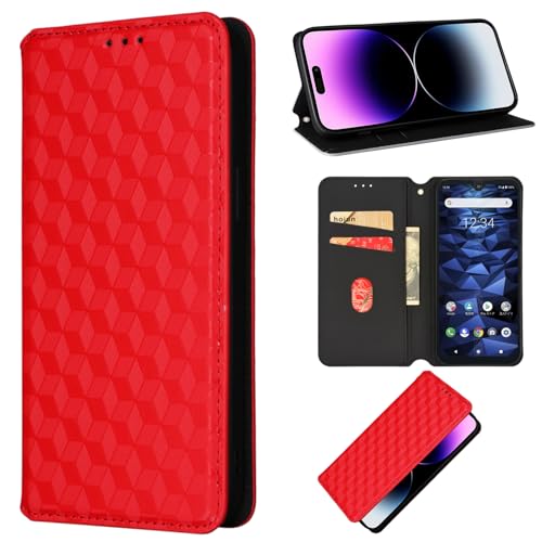 Compatible with Oppo Reno 6 Pro 5G Case,Compatible with Oppo Reno6 Pro 5G PEPM00 CPH2249 PU Leather Kickstand with Card Holders Flip Magnetic Closure Protection Phone Wallet Cover Hong