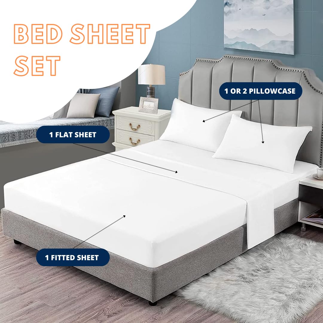 THYUNQ Abstract Sheets Full Size Bed, Black and White Pattern Bedding Sheets & Pillowcases - 16 Inch Deep Pocket, Super Soft Microfiber Printed Sheet Set 4 Piece
