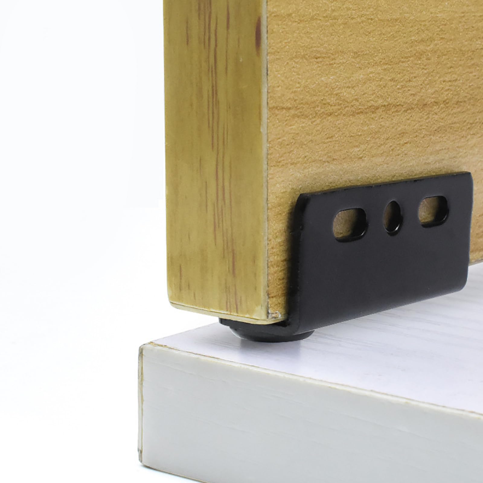 Door Pivot Hinges Heavy Duty Concealed Hinges with Bushing for Wood Doors, Drawers, Furniture Cabinets, Wardrobe, Showcase (Black)
