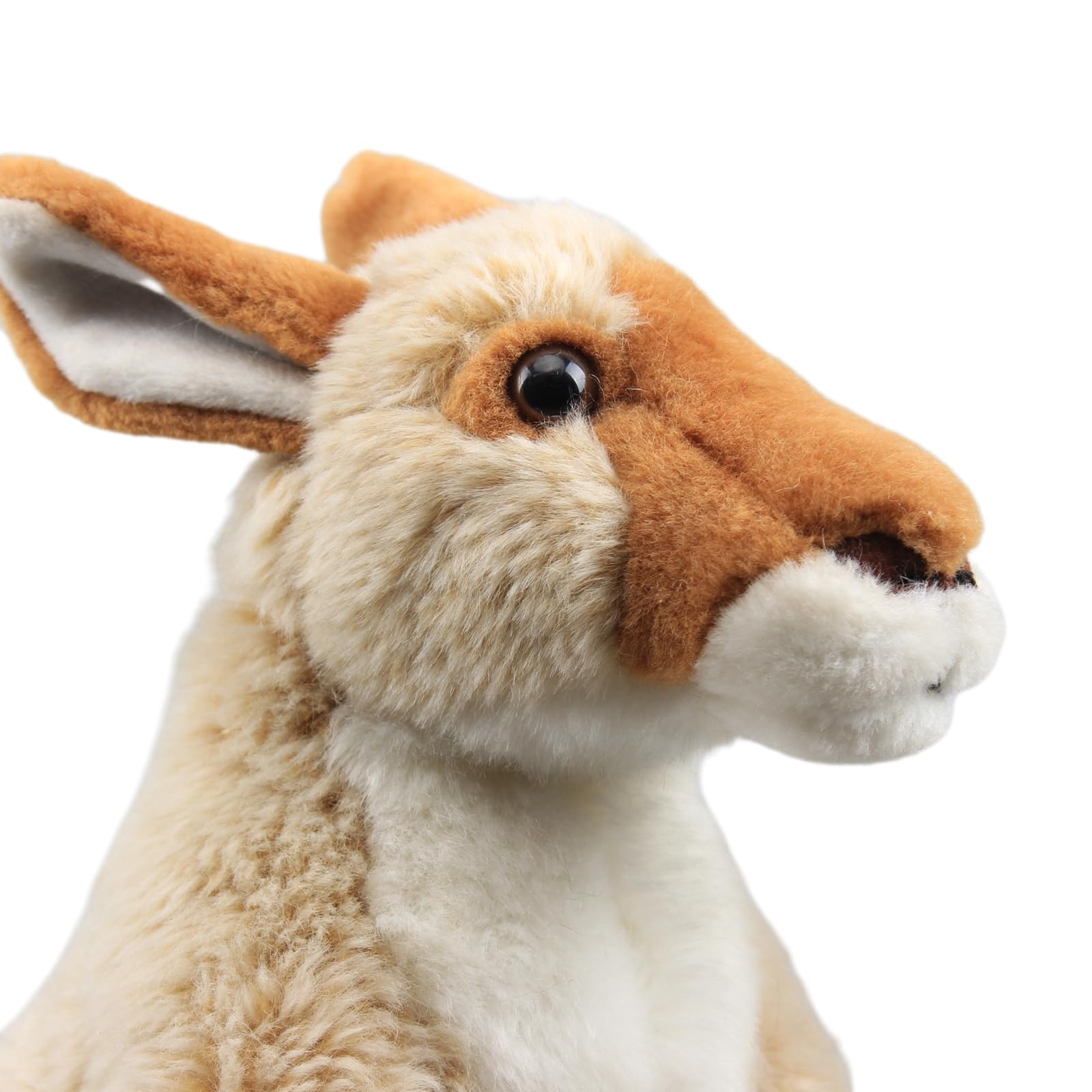 WinAdiGoo Cute Furry Realistic Kangaroo Plush Doll Soft Stuffed Animal Toy 13.8 inch Cuddle