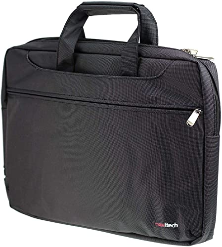 Navitech Black Sleek Water Resistant Laptop Bag - Compatible with Dynabook Portégé X40L-K 14" laptop