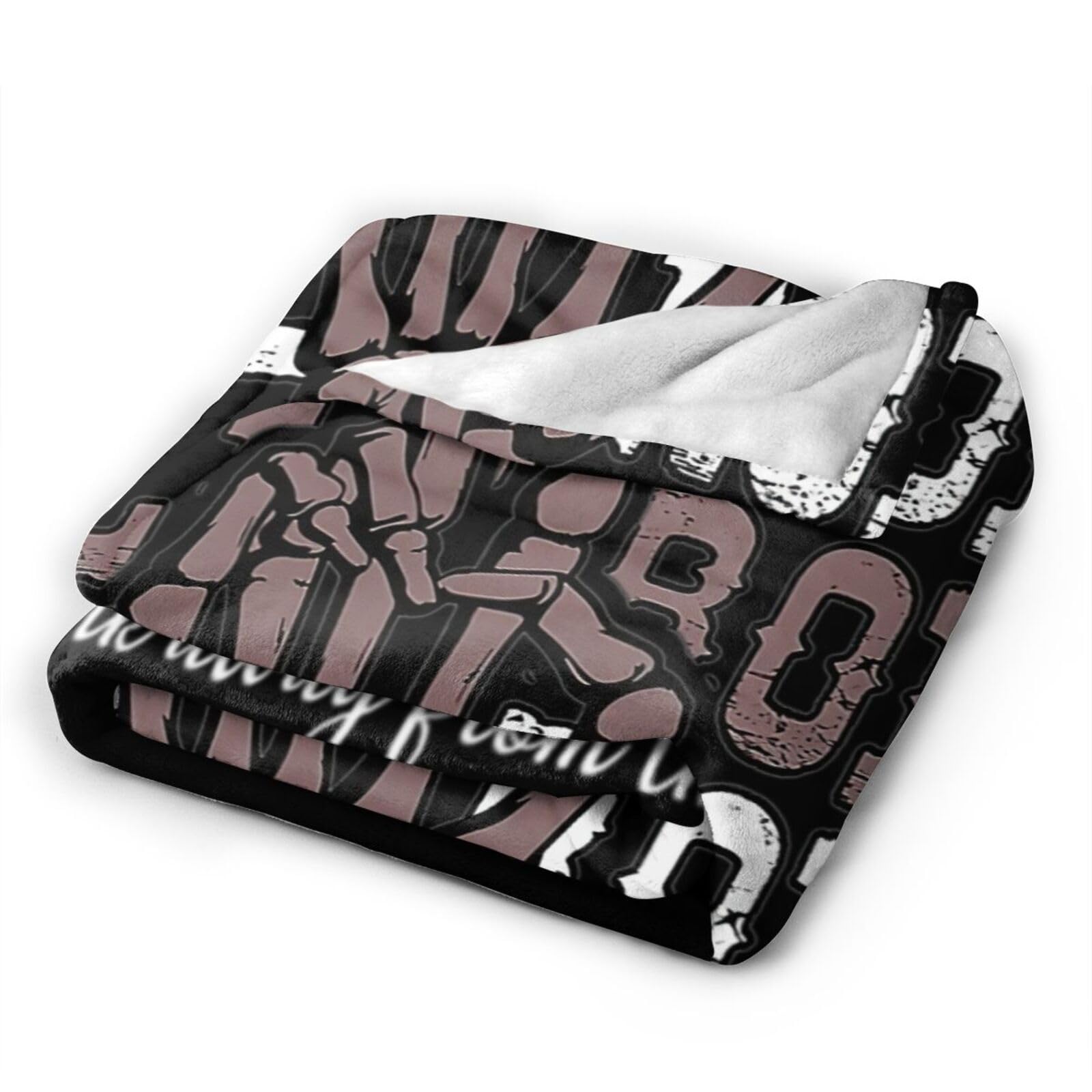 Jellys Music Rolls Blanket Flannel Fleece Blanket Ultra Soft Lightweight Throw Blanket for Bed Couch Living Room 60"x50"