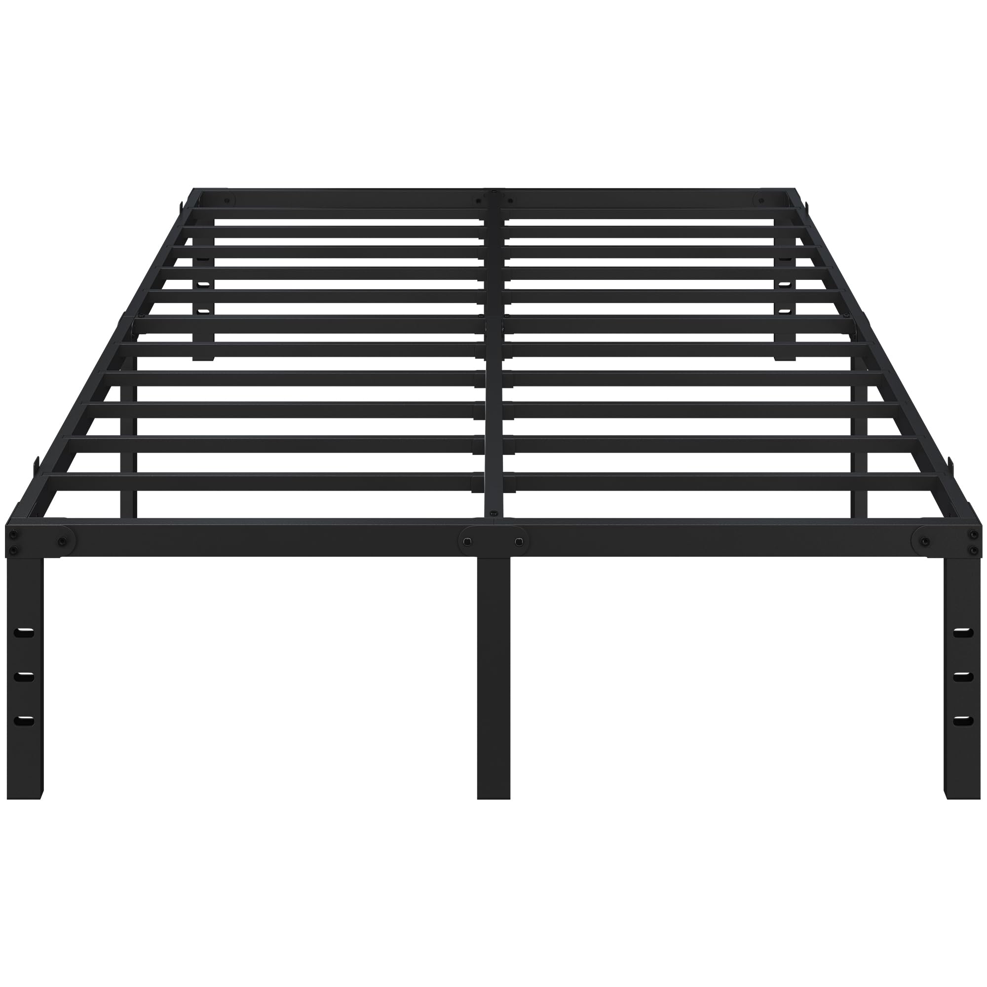 Yaheetech 14 Inch Queen Bed Frames Heavy Duty Metal Platform Bed with Under Bed Storage, No Box Spring Needed, Easy Assembly, Sturdy Steel Slat Support, Black