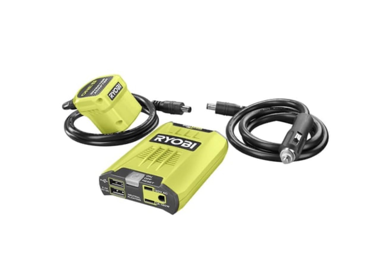 RYOBI 18V ONE+ 120 Watt Automotive Power Source/Inverter - RYI120AVNM