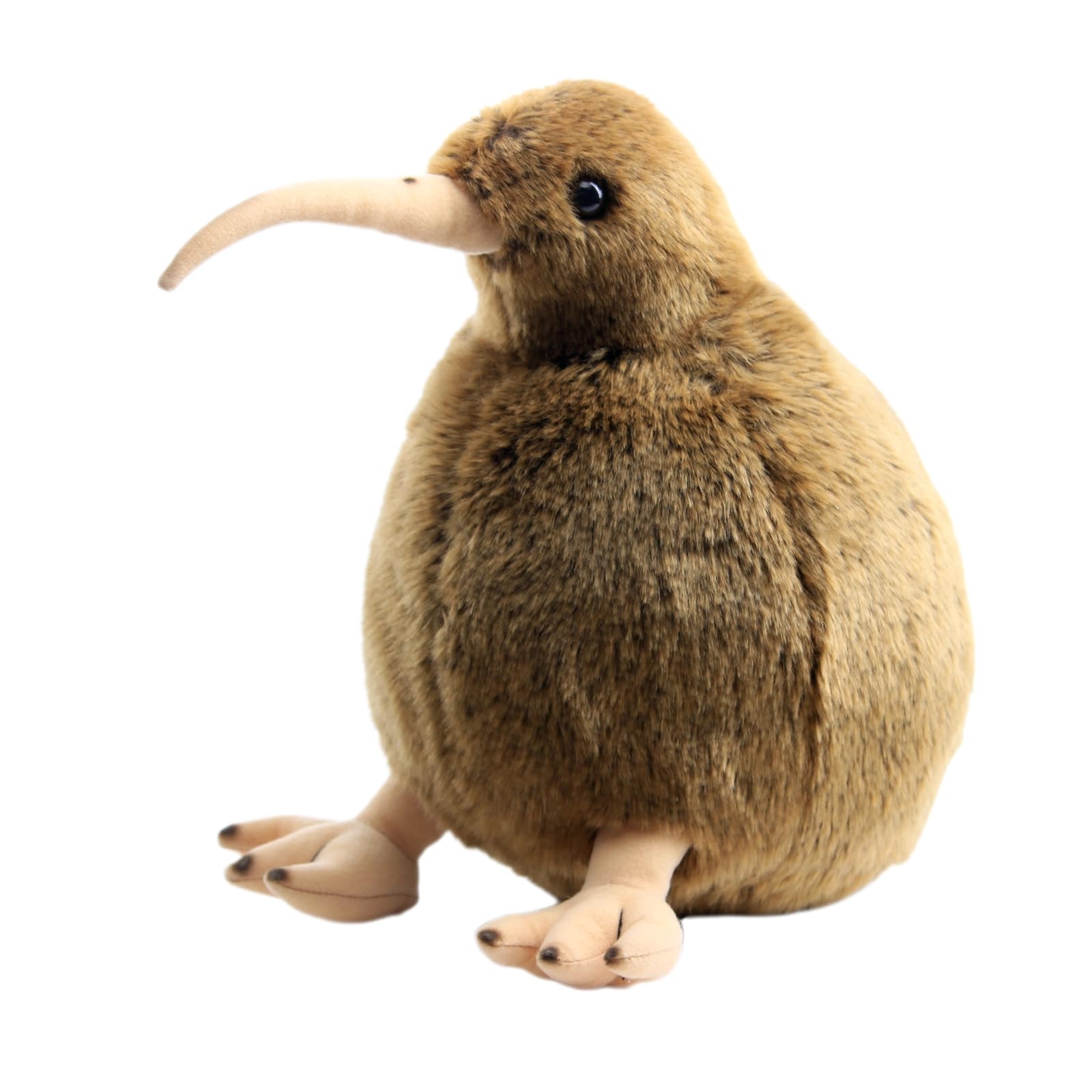 WinAdiGoo Cute Furry Realistic Kiwi Bird Plush Doll Soft Stuffed Animal Toy 11 inch Cuddle