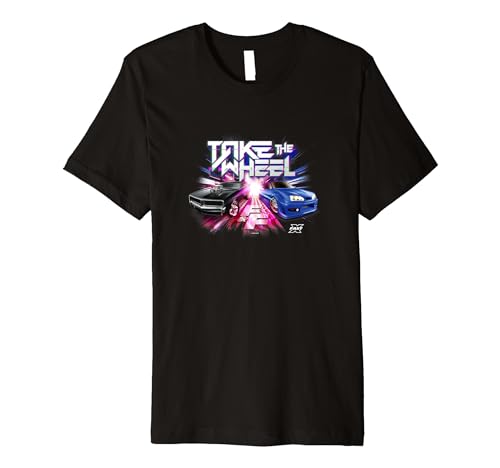 Fast X Take The Wheel Charger & Skyline Title Movie Poster Premium T-Shirt