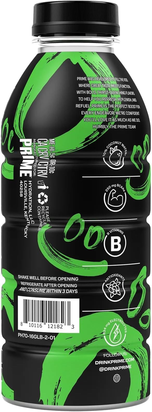 PRIME HYDRATION Prime Hydration Sports Drink by Logan Paul & KSI Glowberry - 500ml Bottle