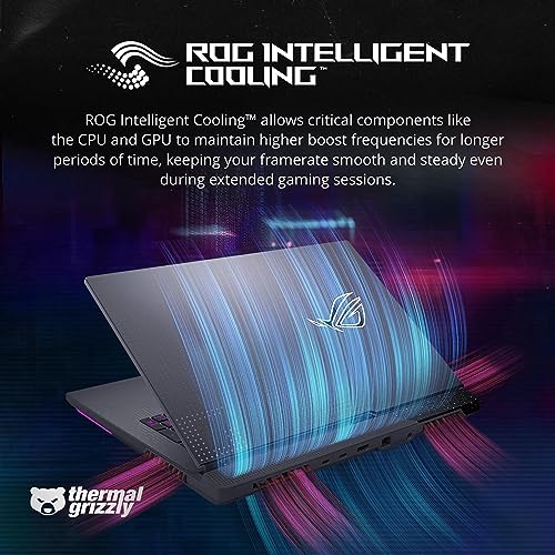 ASUS ROG Strix G17 17.3” QHD 240Hz Gaming Laptop, AMD Ryzen 9 7845HX, GeForce RTX 4060, 64GB DDR5 RAM, 2TB PCIe SSD, 4-Zone RGB Backlit Keyboard, WiFi 6E, Win 11 Pro, Gray, 32GB USB Card (Renewed)