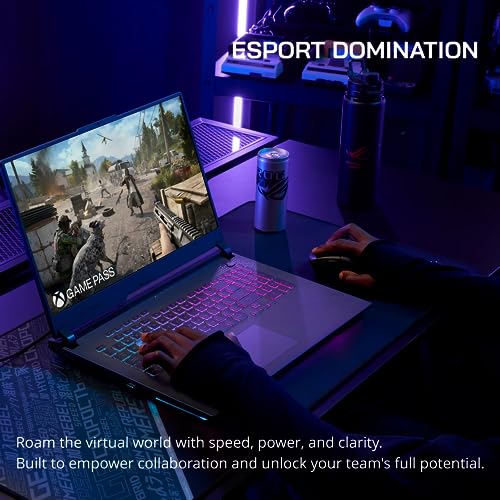 ASUS ROG Strix G17 17.3” QHD 240Hz Gaming Laptop, AMD Ryzen 9 7845HX, GeForce RTX 4060, 64GB DDR5 RAM, 2TB PCIe SSD, 4-Zone RGB Backlit Keyboard, WiFi 6E, Win 11 Pro, Gray, 32GB USB Card (Renewed)