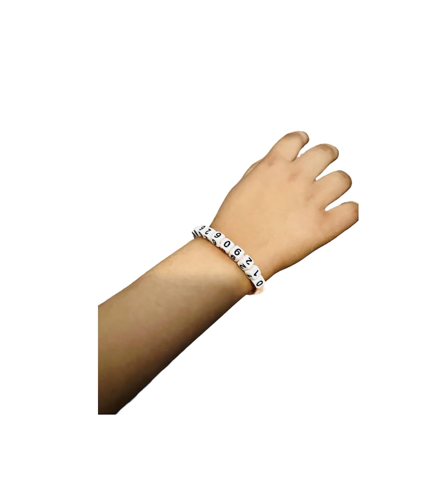 Emergency Custom phone number Bracelet for loved ones, 3 bracelets in a Pack, A Wristband for Boys and Girls with Phone Number for any age (Multi 4)