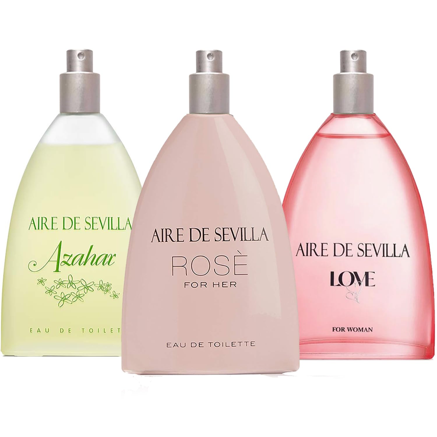 Aire de Sevilla Cologne 150 ml 1 ROSE + 1 AZAHAR + 1 LOVE โ NO BOX