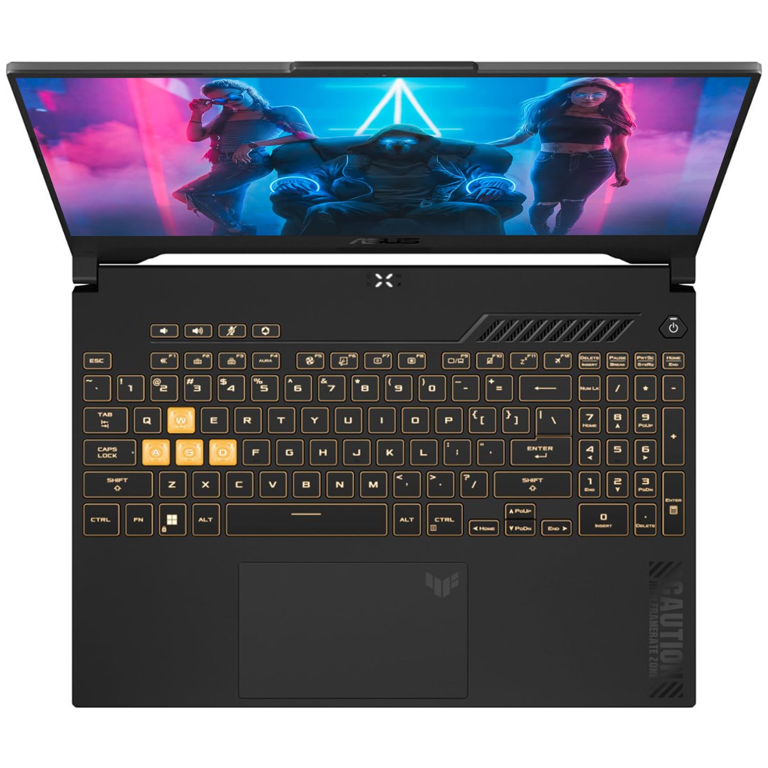 ASUS TUF Dash F15 Gaming Laptop, 15.6" FHD 144Hz Display, 12th Gen Intel Core i7-12700H Processor, NVIDIA GeForce RTX 4070, 16GB RAM, 1TB SSD, Backlit KB, Webcam, HDMI, RJ45, Wi-Fi 6, Windows 11 Home