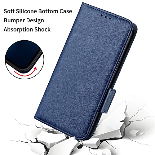 Compatible with Oppo Reno 6 Pro 5G Case,PU Leather Kickstand with Card Holders,Compatible with Oppo Reno6 Pro 5G PEPM00 CPH2249 Flip Magnetic Closure Protection Phone Wallet Cover LAN