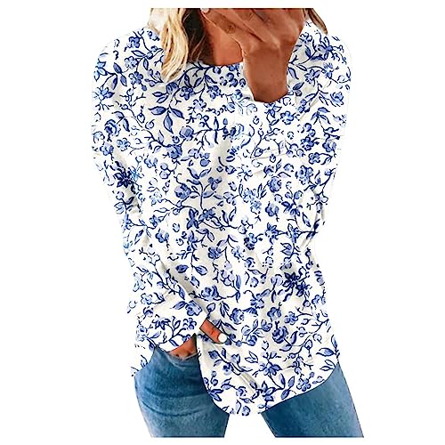 Long Sleeve Blouses for Women Printed Blouse Plus Size Fall Tops Plus Size Tops for Women Long Sleeve Long Sleeve Tee Shirts for Women Womens Tops Plus Size Fall Outfits for Women 2023