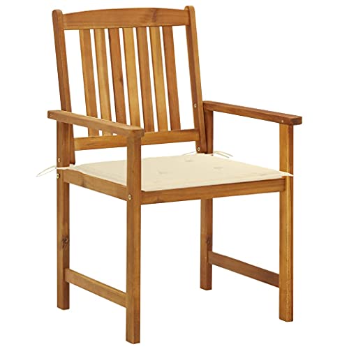 AJSEOYBS Patio Chairs with Cushions,Oversized Wooden Rocking Chair,All Weather Resistant Porch Rocker Suitable for Backyard, Porch, Balcony, Poolside 4 Pcs Solid Acacia Wood