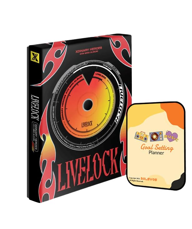 LiveLock Xdinary Heroes Album [Red Ver.]+Pre Order Benefits+BolsVos K-POP Inspired Digital Planner, Digital Sticker Pack (4th Mini Album)