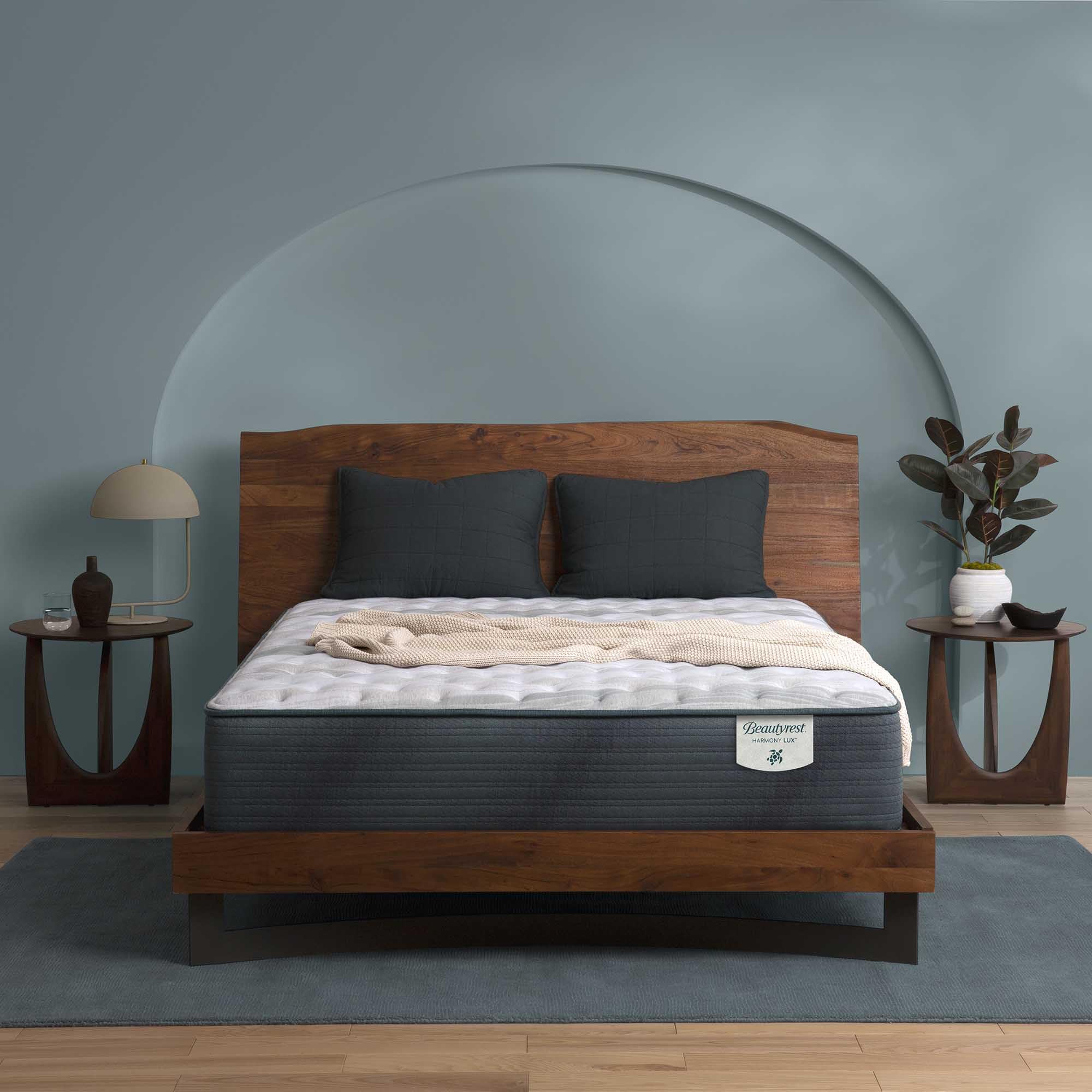 Beautyrest Harmony Lux Anchor Island 12.5" Firm Cal King Mattress - Cooling Technology, CertiPUR-US Certified Memory Foam, Recycled Materials, Supportive Pocketed Coils and Edge Support