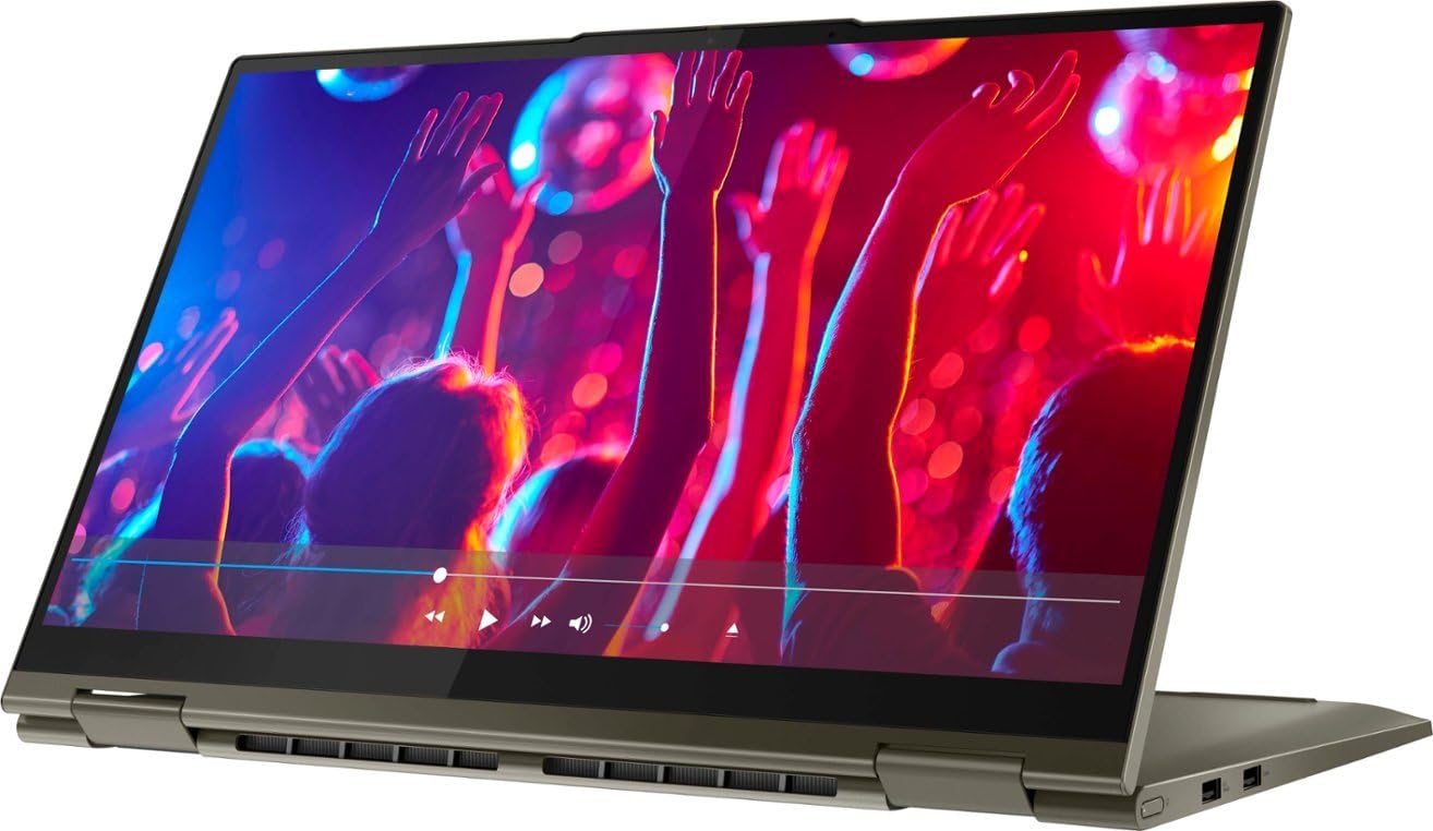 Lenovo Yoga 7 Laptop, 15.6" FHD IPS Touchscreen, Intel i7-1165G7 4-Core, Iris Xe Graphics, 12GB DDR4, 2TB SSD, Backlit Keyboard, Thunderbolt 4, Fingerprint Reader, Wi-Fi 6, Win11 Pro, COU 32GB USB