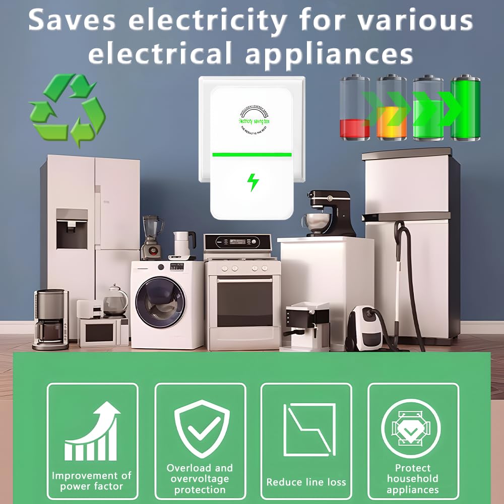 6pcs Energy Saving Device, 2024 New Stop Wasting Electricity Saving Box