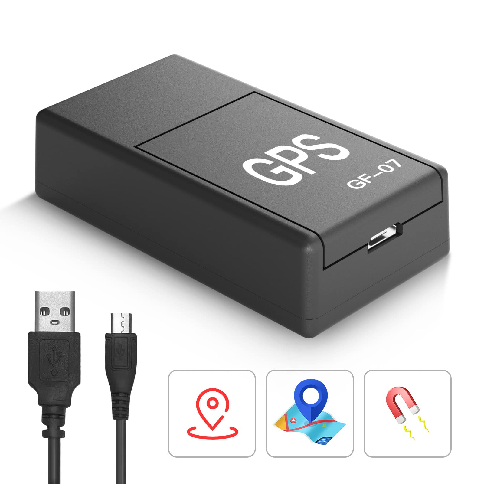 Mini GPS Tracker for Vehicles, Mini Magnetic GPS Device Real time Car Locator, Full USA Coverage, No Monthly Fee, Long Standby GSM SIM GPS Tracker for Vehicle/Car/Trucks/Person Model 2022 Model