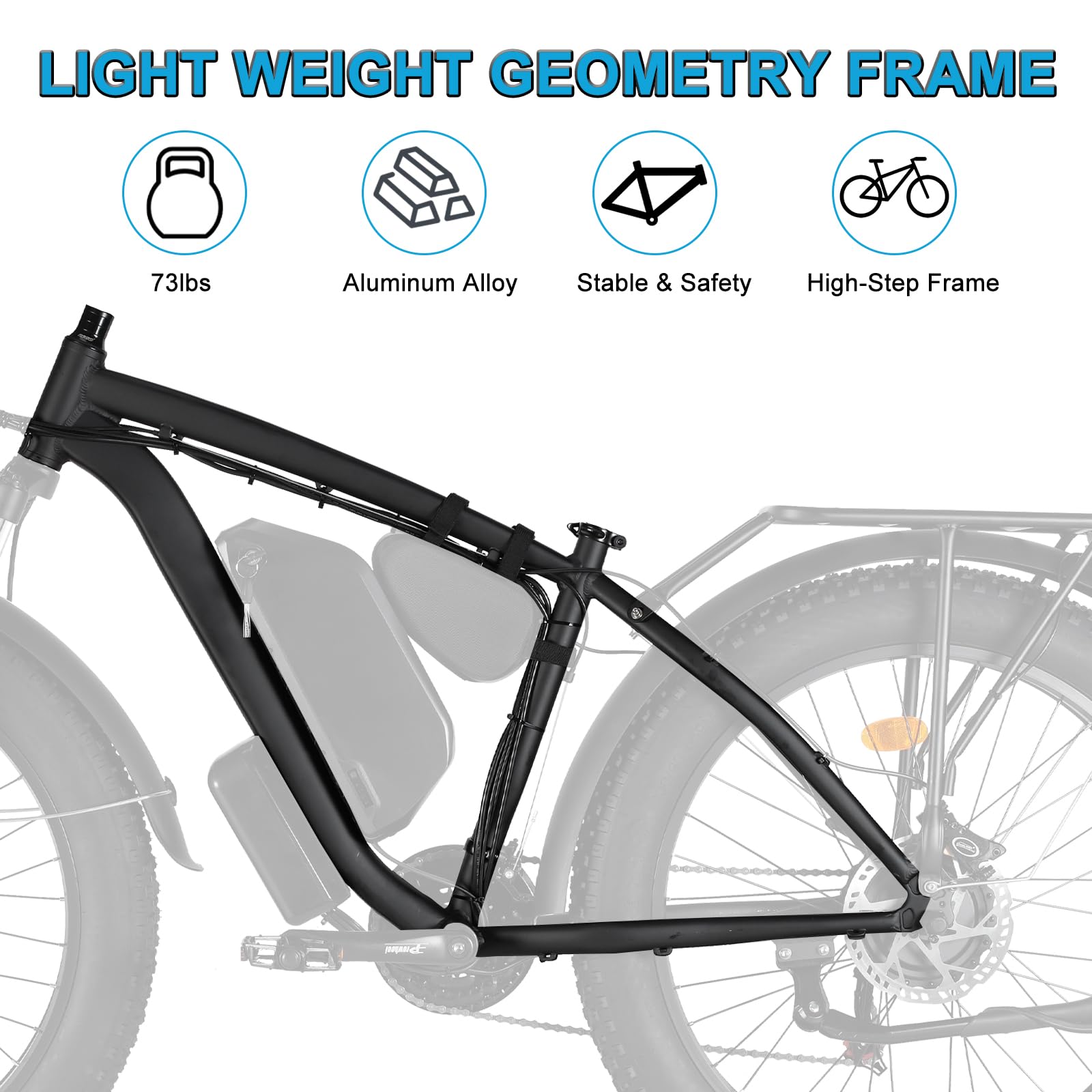 Electric Bike for Adult, [Upgraded Version] Dual Motor 2000W 22.4Ah 35MPH AWD Ebike 21 Speed 26" Fat Tire MTB Hydraulic Disc Brake Front Suspension (Black)