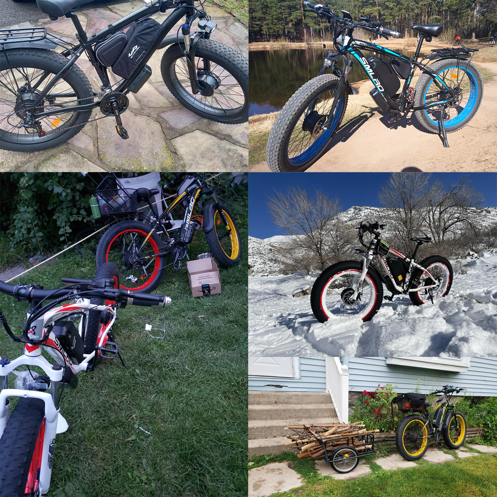 Electric Bike for Adult, [Upgraded Version] Dual Motor 2000W 22.4Ah 35MPH AWD Ebike 21 Speed 26" Fat Tire MTB Hydraulic Disc Brake Front Suspension (Black)