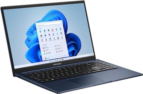asus Vivobook 15.6/ FHD Laptop, 6-core Intel Core i3-1215U(up to 4.4GHz), 16GB RAM, 1TB PCIE SSD, HDMI, Webcam, USB-A&C, Windows 11+ GM Accessory, Quiet Blue
