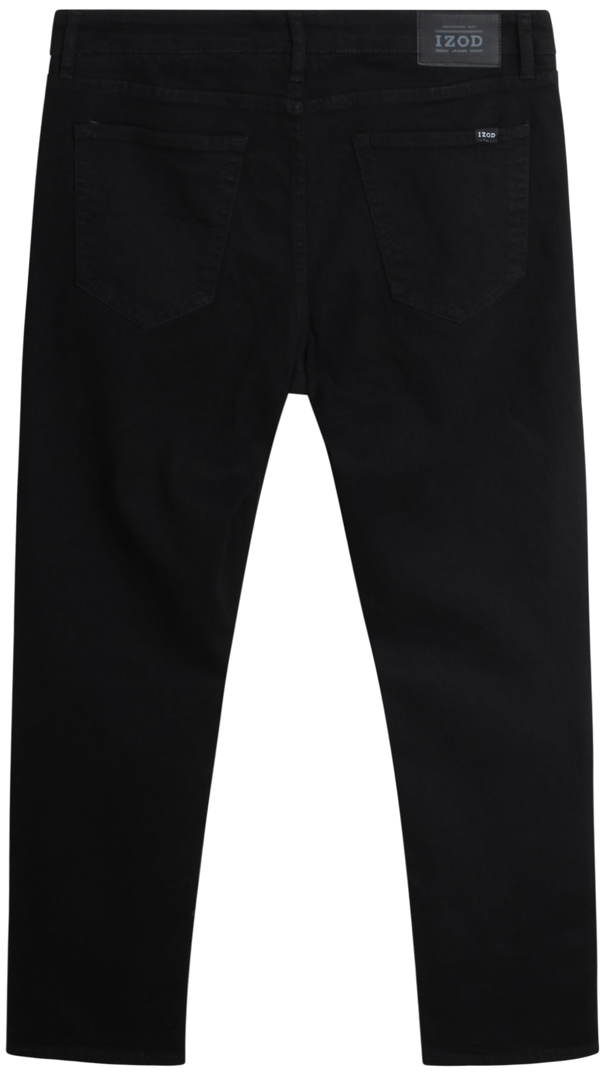 IZOD Men's Jeans, Slim Fit, Comfort Stretch Denim, Size 32X32, Black Ink